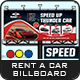 Rent a Car Billboard Templates, Print Templates | GraphicRiver