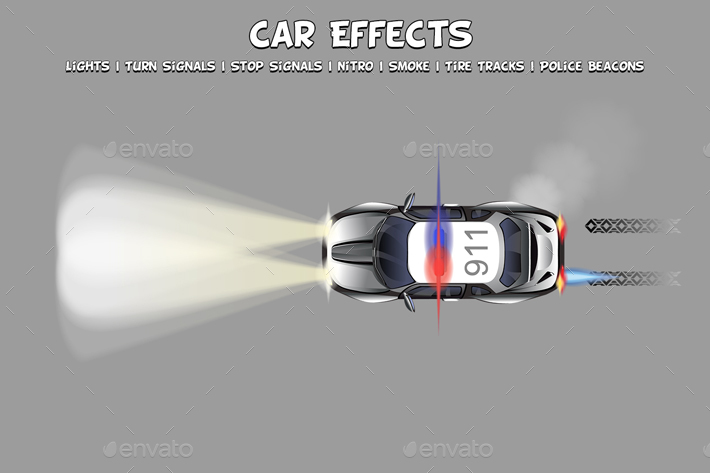 Police and Military Car Sprites, Game Assets | GraphicRiver