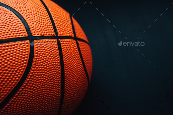 Basketball on dark background Stock Photo by stevanovicigor | PhotoDune