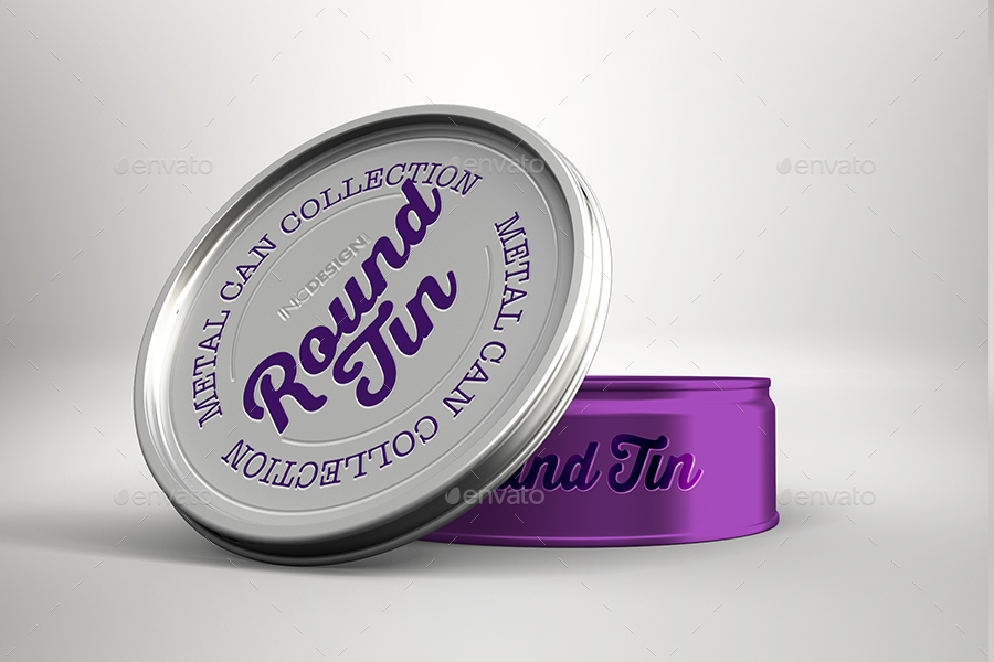 Round Tin Cans Vol.3 Packaging Mock Ups, Graphics | GraphicRiver