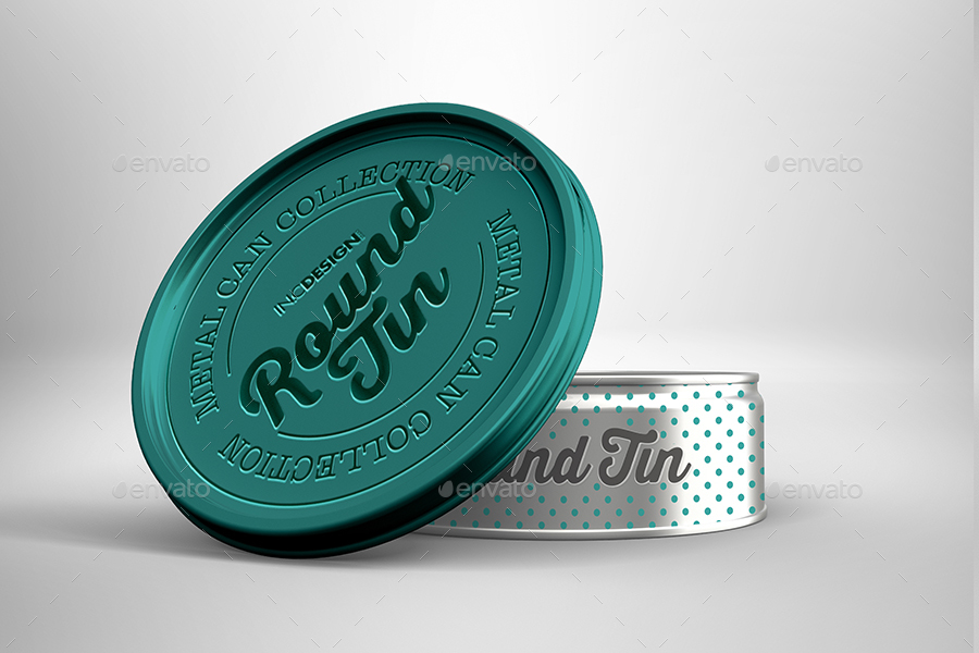 Round Tin Cans Vol.3 Packaging Mock Ups, Graphics | GraphicRiver