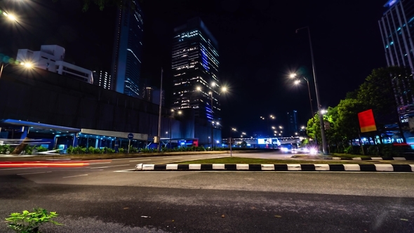 Night City Traffic, Stock Footage | VideoHive