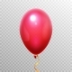 Realistic 3D Red Balloon, Vectors | GraphicRiver