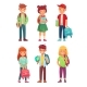 High School Students, Vectors | GraphicRiver