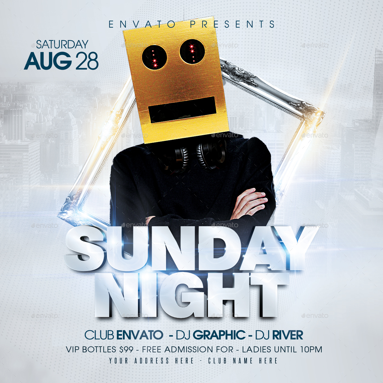 Sunday Night Party, Print Templates | GraphicRiver