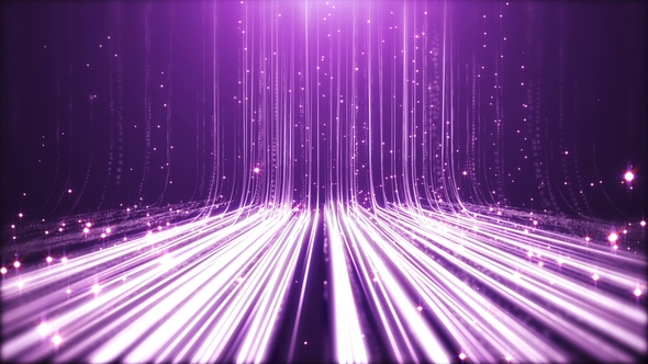 Purple Partical Flow, Motion Graphics | VideoHive