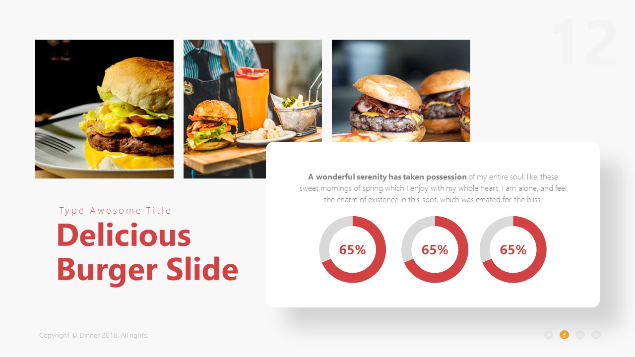 Dinner - Food Powerpoint Template, Presentation Templates | GraphicRiver