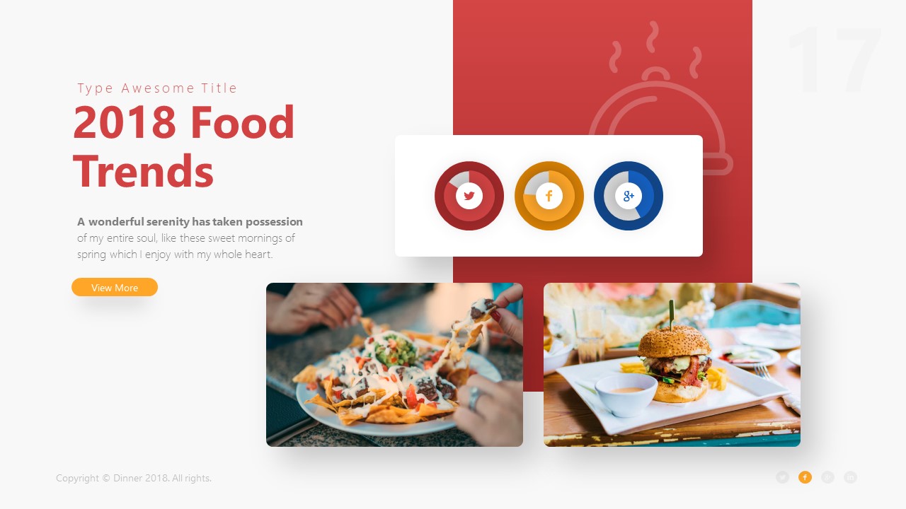 Dinner - Food Powerpoint Template, Presentation Templates | GraphicRiver