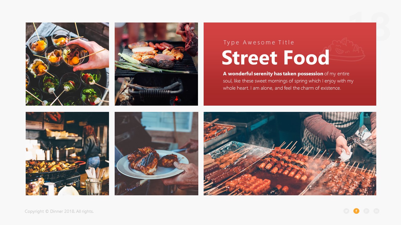 Dinner - Food Powerpoint Template, Presentation Templates | GraphicRiver