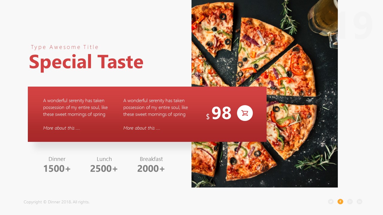 Dinner - Food Powerpoint Template, Presentation Templates | GraphicRiver