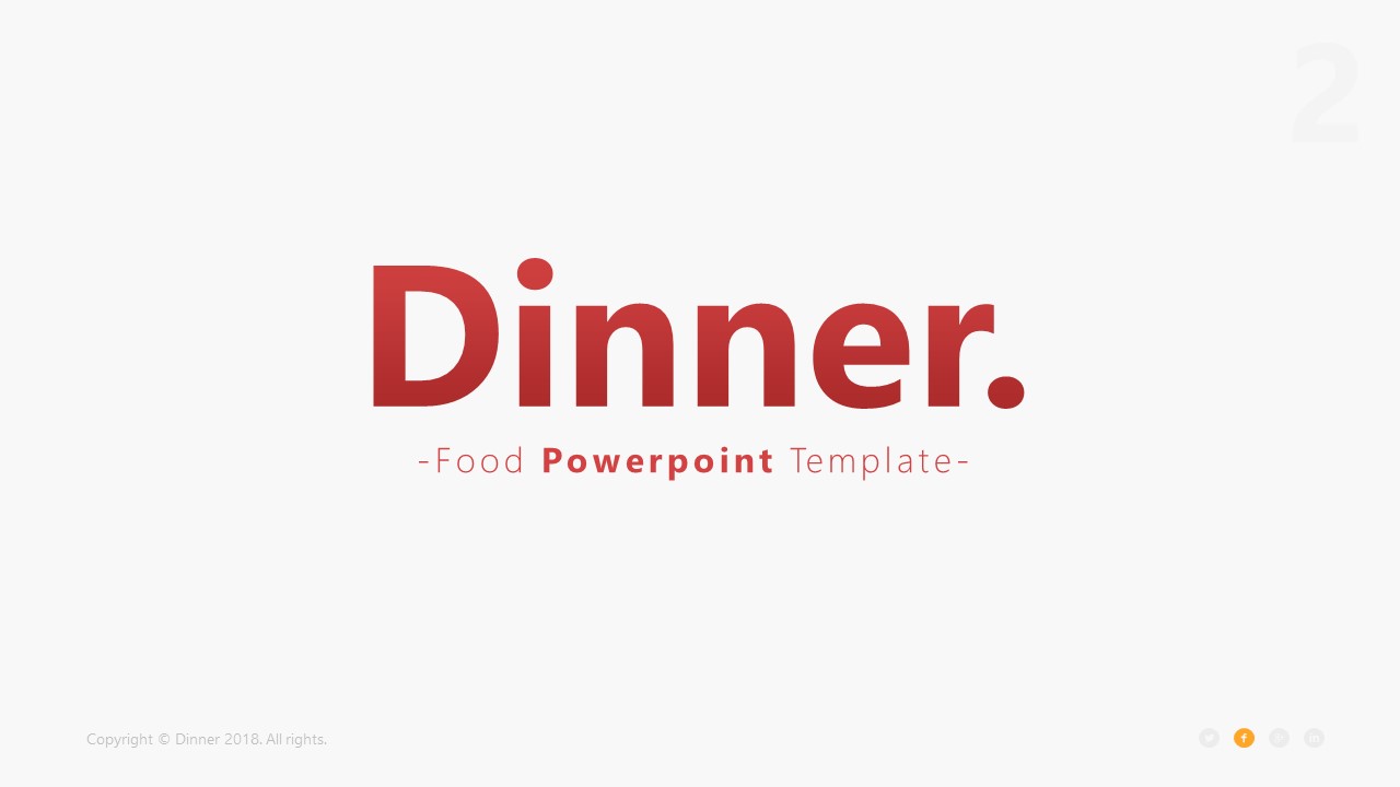 Dinner - Food Powerpoint Template, Presentation Templates | GraphicRiver