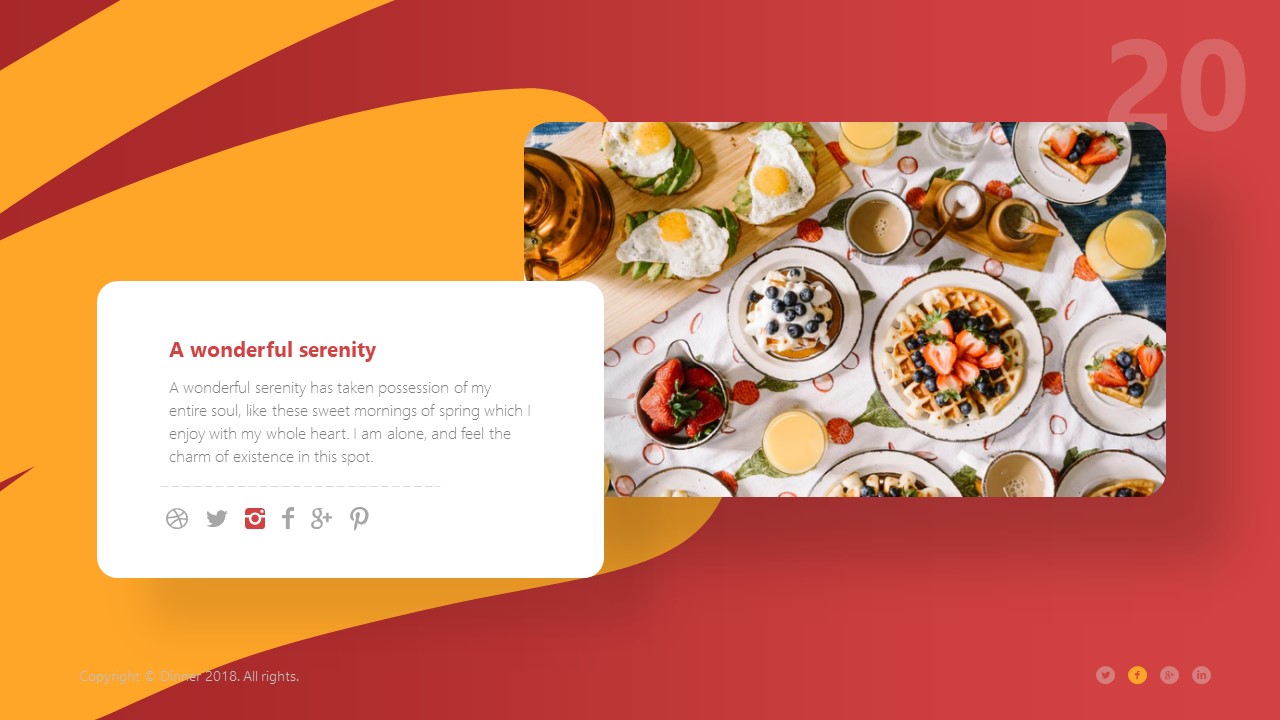 Dinner - Food Powerpoint Template, Presentation Templates | GraphicRiver