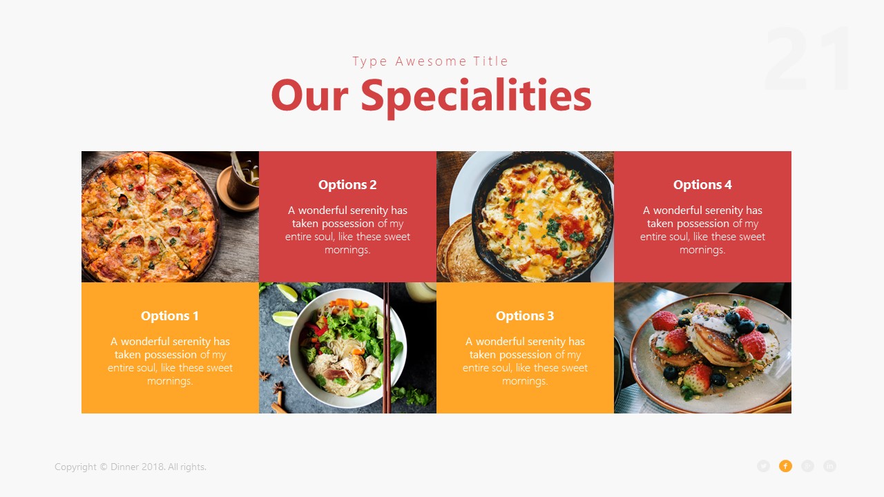 Dinner - Food Powerpoint Template, Presentation Templates | GraphicRiver