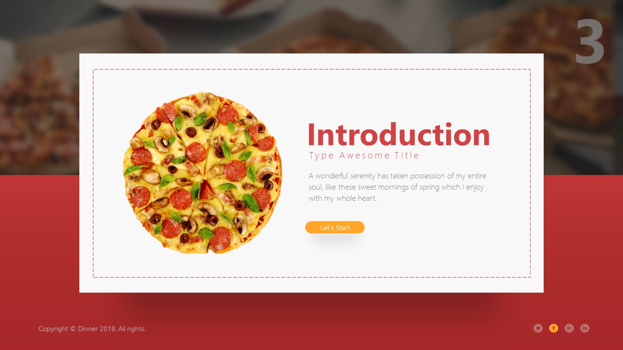 Dinner - Food Powerpoint Template, Presentation Templates | GraphicRiver