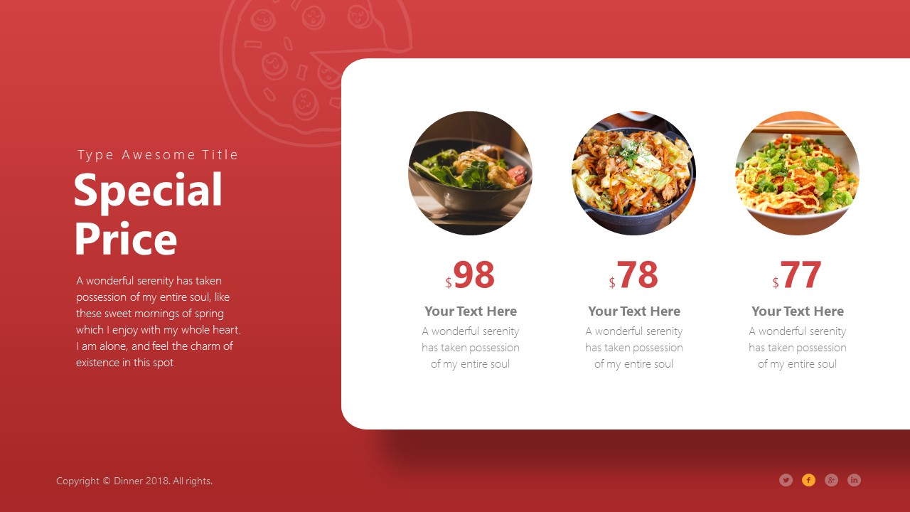 Dinner - Food Powerpoint Template, Presentation Templates | GraphicRiver