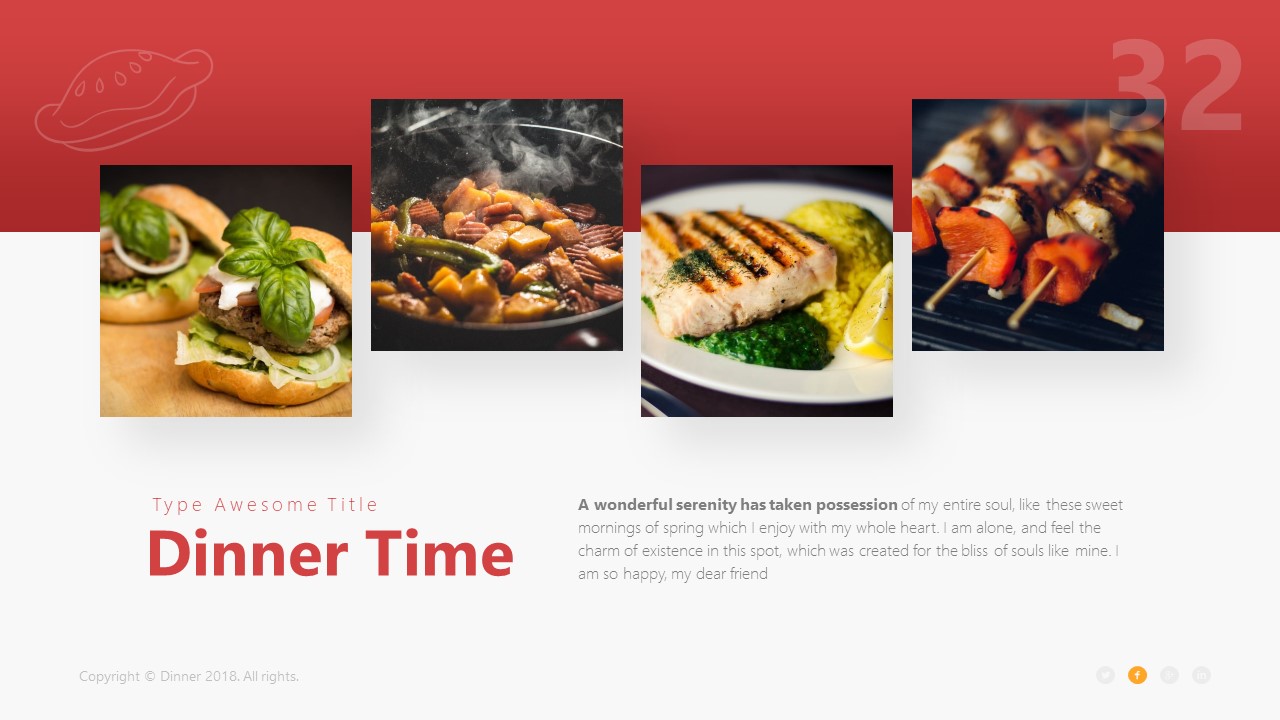 Dinner - Food Powerpoint Template, Presentation Templates | GraphicRiver