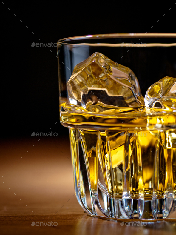 Whiskey on the rocks Stock Photo by alexbowmore | PhotoDune