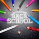 Back To School Design with Colorful Pencil, Vectors | GraphicRiver