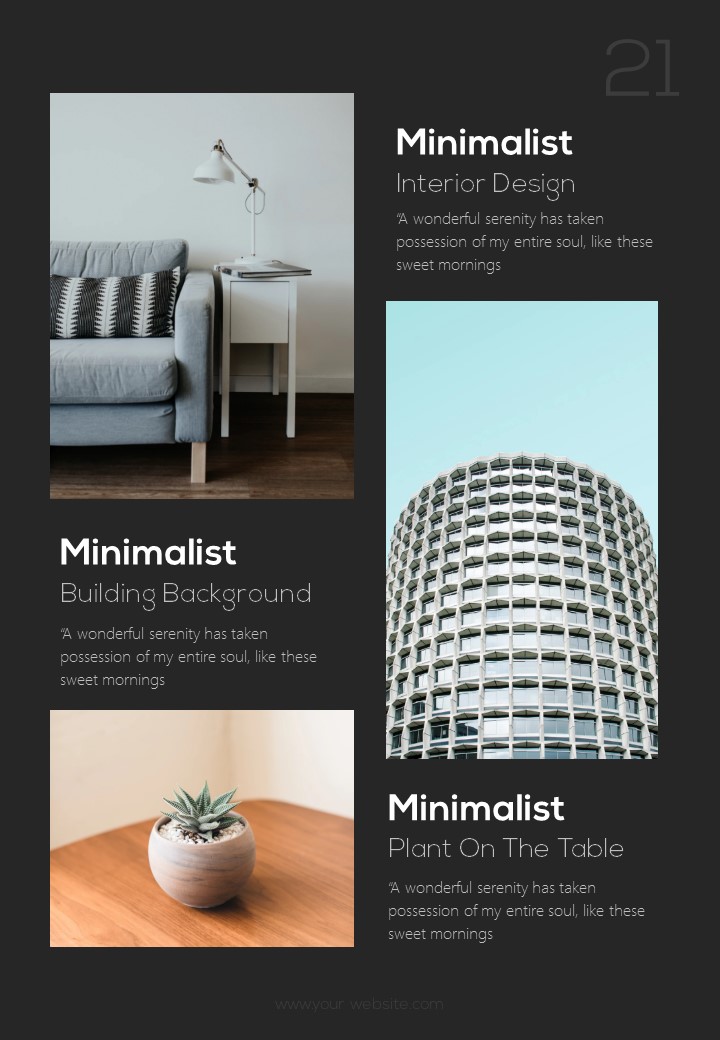 Native Minimalist Portrait Version PowerPoint Template, Presentation ...