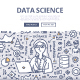 Data Science Doodle Concept, Vectors | GraphicRiver