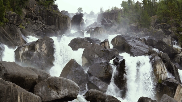 Cascade Mountain Waterfall., Stock Footage | VideoHive