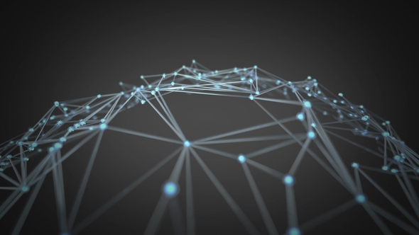 Abstract Network Connection Background Loop, Motion Graphics | VideoHive