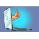 Like Thumb Up From Computer, Vectors | GraphicRiver
