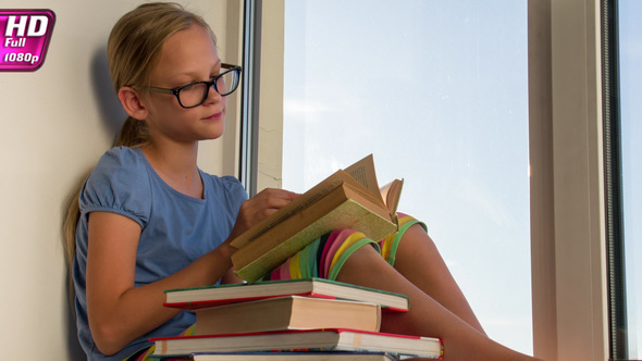 Reading Favorite Books, Stock Footage | VideoHive