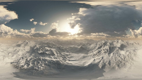 Aerial VR 360 Panorama of Mountains, Motion Graphics | VideoHive