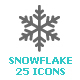 Snowflake Mini Icon, Icons | GraphicRiver