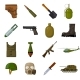 Army and Armament Cartoon Icons, Vectors | GraphicRiver