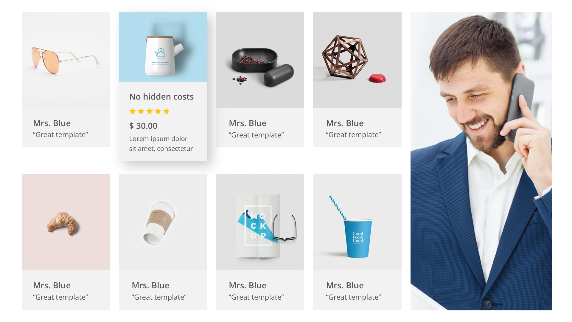 Hope - Business Multipurpose Keynote Template, Presentation Templates