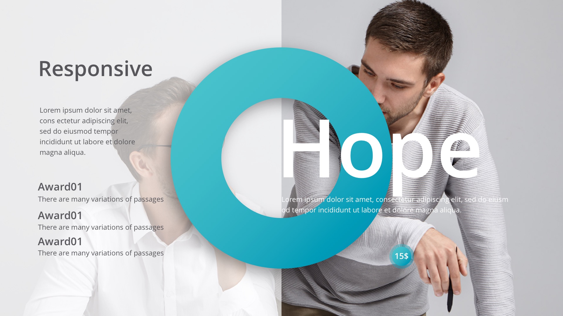 Hope - Business Multipurpose Keynote Template, Presentation Templates