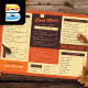 Retro Food Menu, Print Templates | GraphicRiver