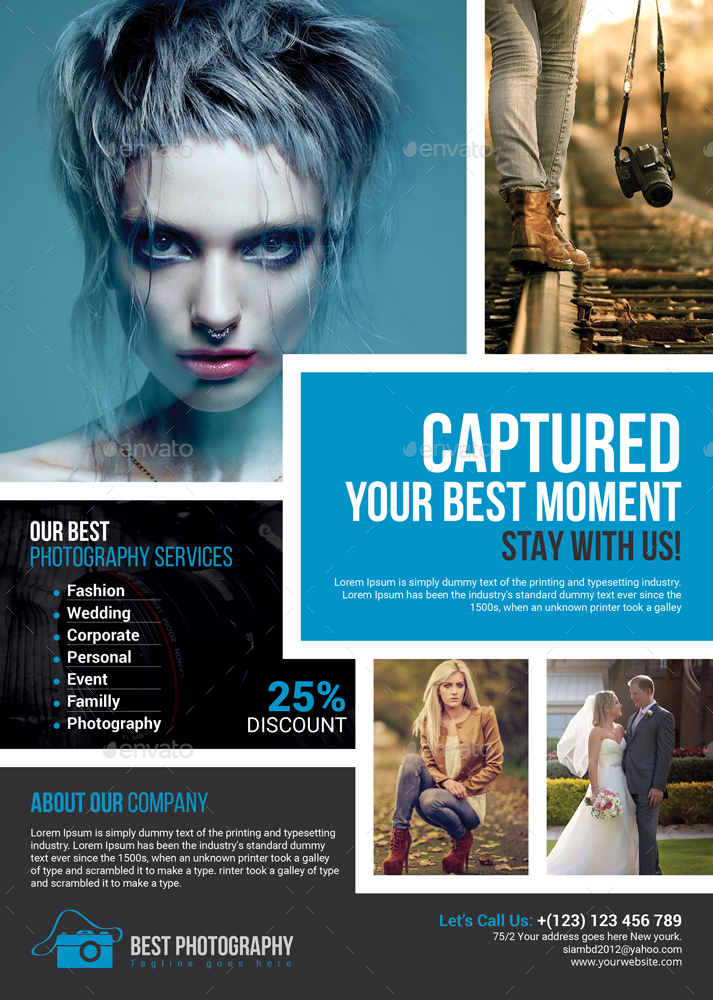 Photography Flyers Bundle, Print Templates | GraphicRiver