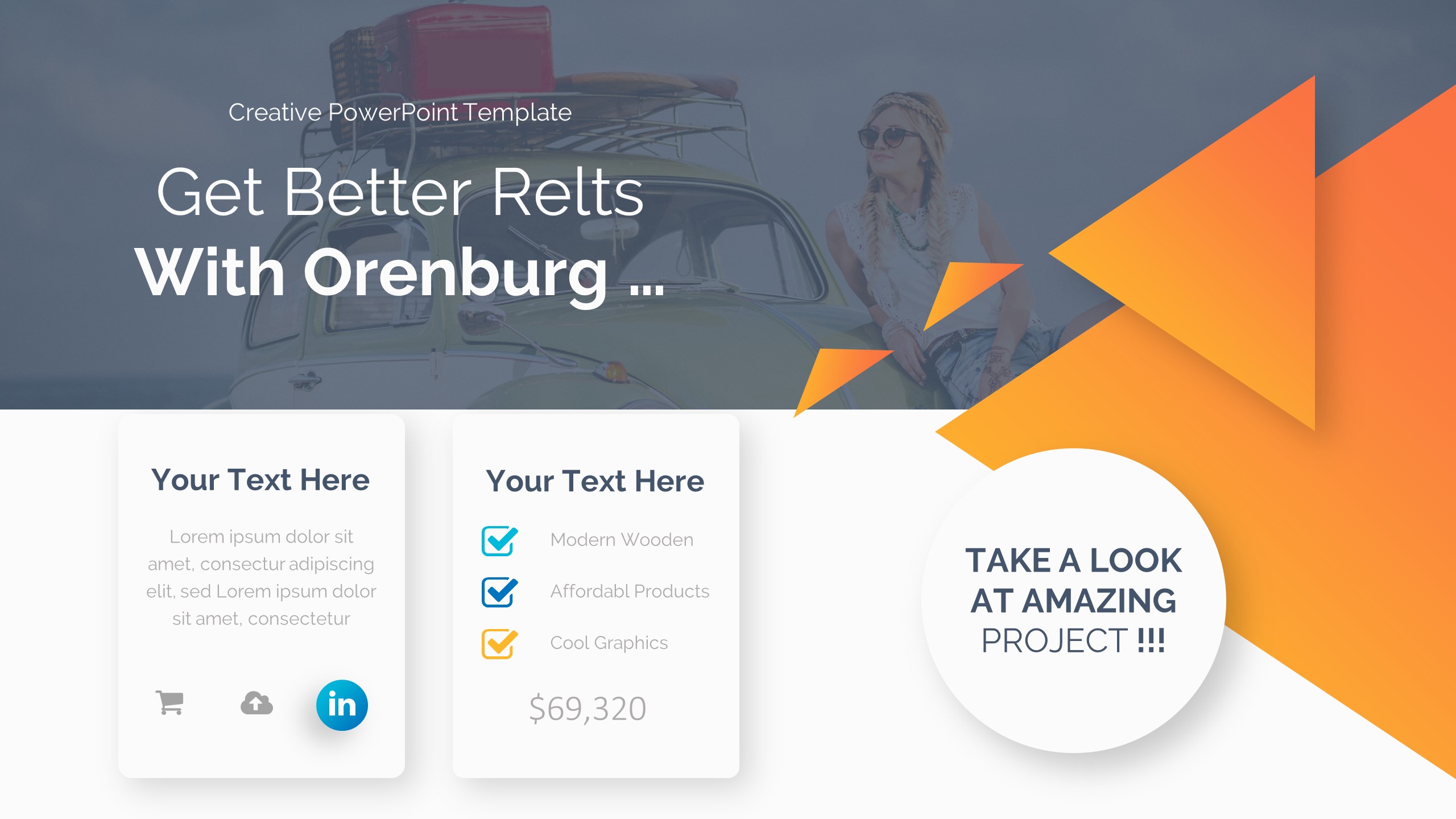 Business Interface Pitch Deck Powerpoint Template, Presentation Templates