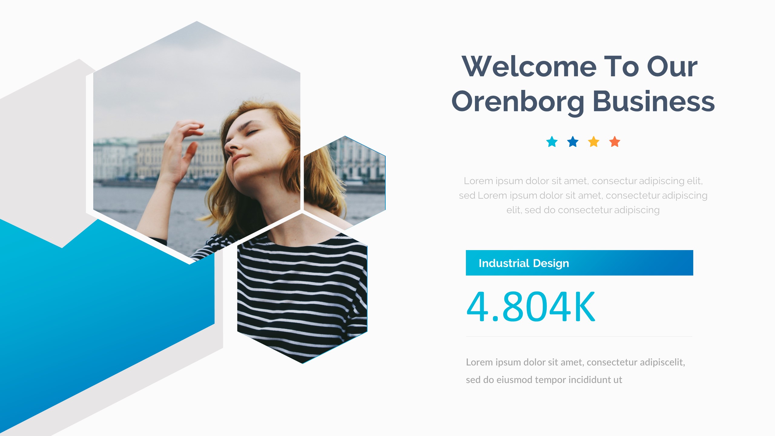 Business Interface Pitch Deck Powerpoint Template, Presentation Templates