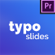 Typography Slides - for Premiere Pro | Essential Graphics, Premiere Pro ...
