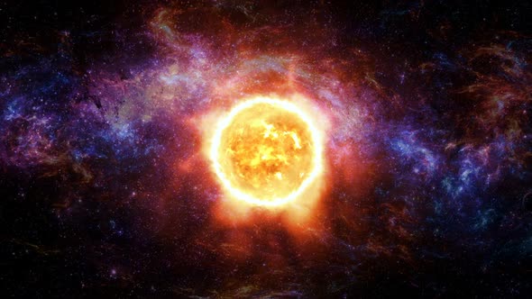 Sun And Galaxy, Motion Graphics | VideoHive
