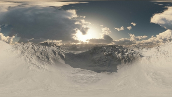 Aerial VR 360 Panorama of Mountains, Motion Graphics | VideoHive