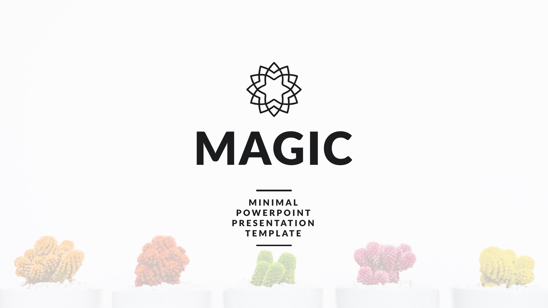 Magic - Minimal PowerPoint Presentation Template, Presentation Templates