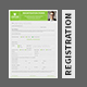 Registration Form, Print Templates | GraphicRiver