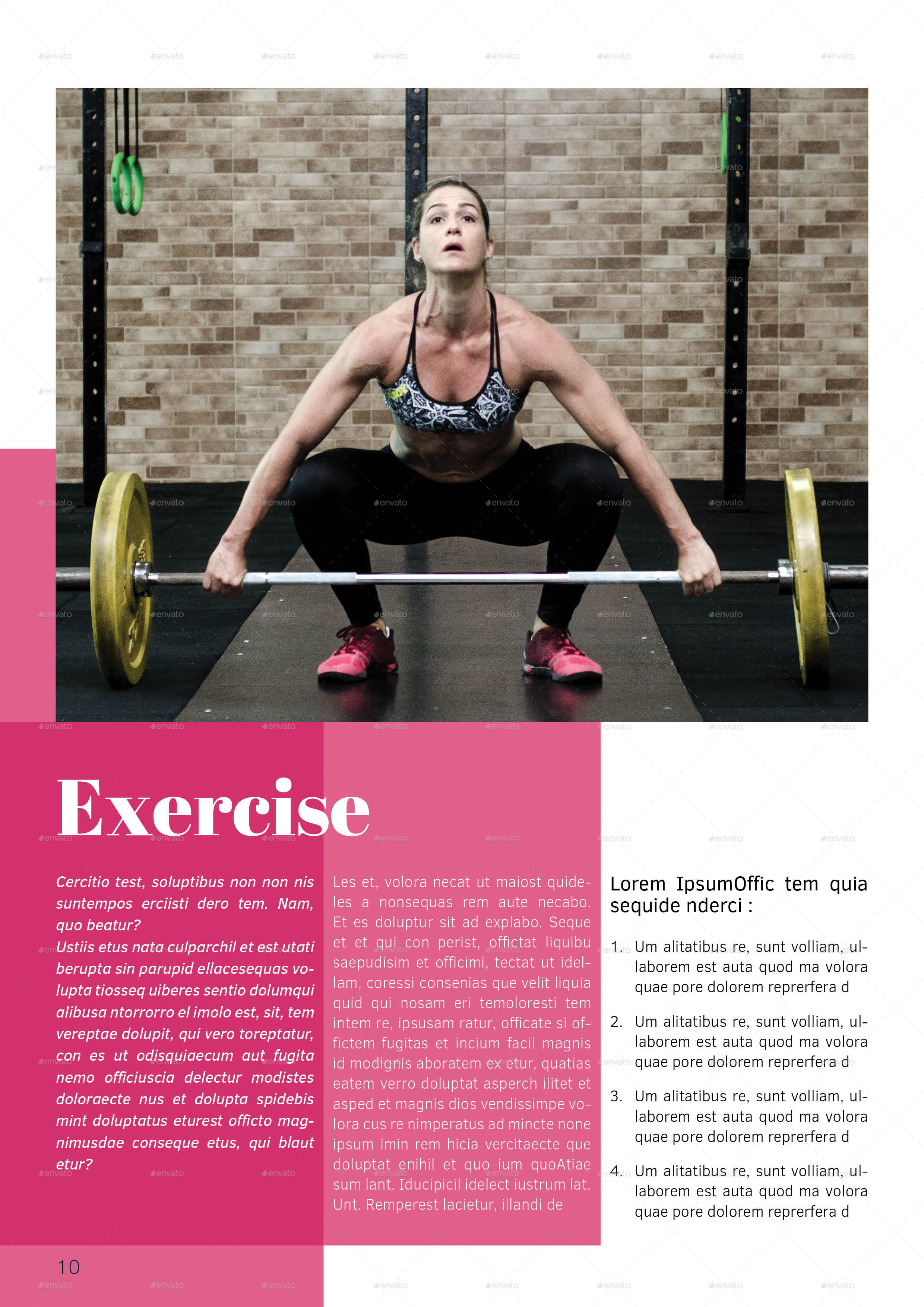 Healthy Magazine Indesign Template, Print Templates | GraphicRiver