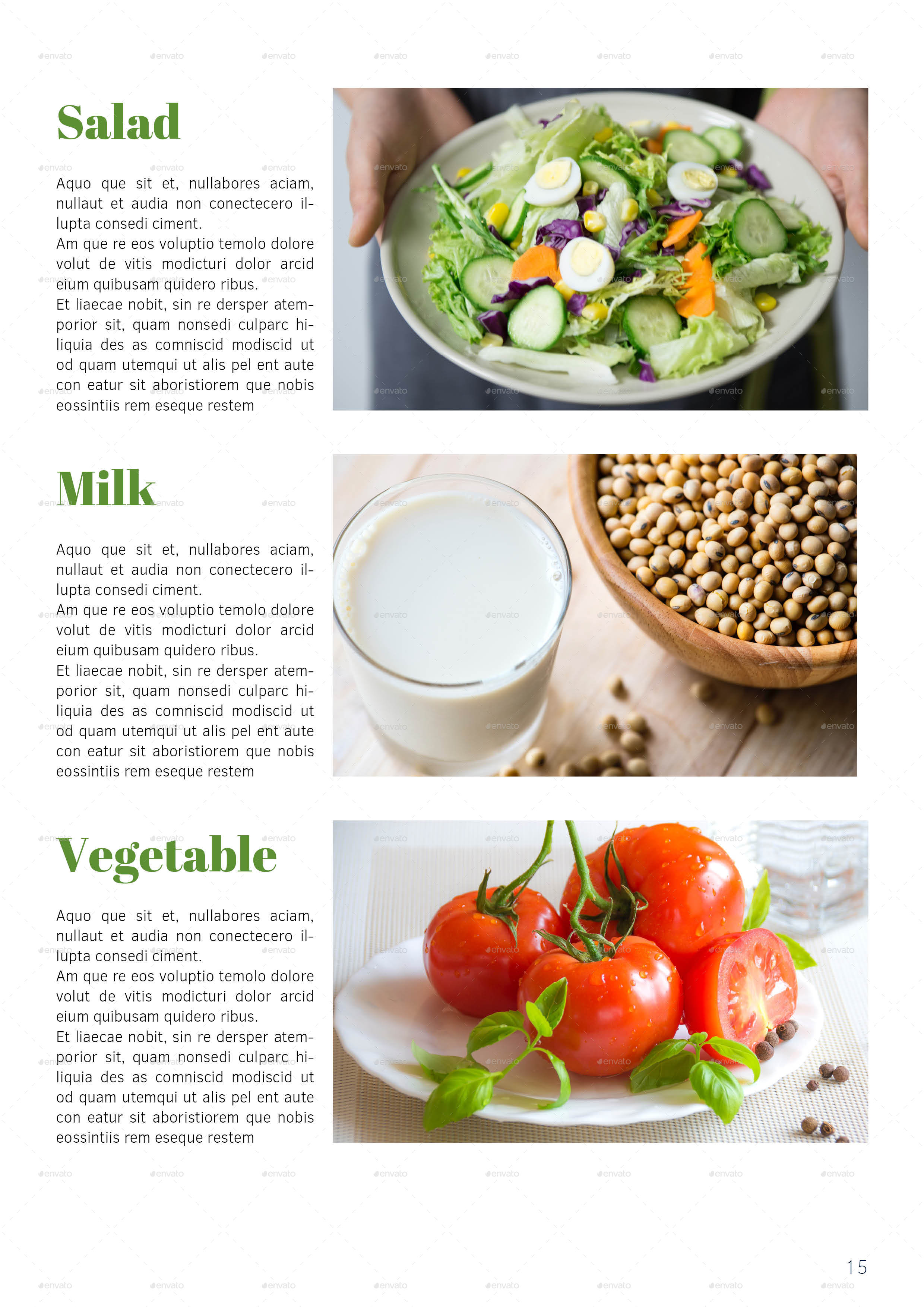 Healthy Magazine Indesign Template, Print Templates | GraphicRiver