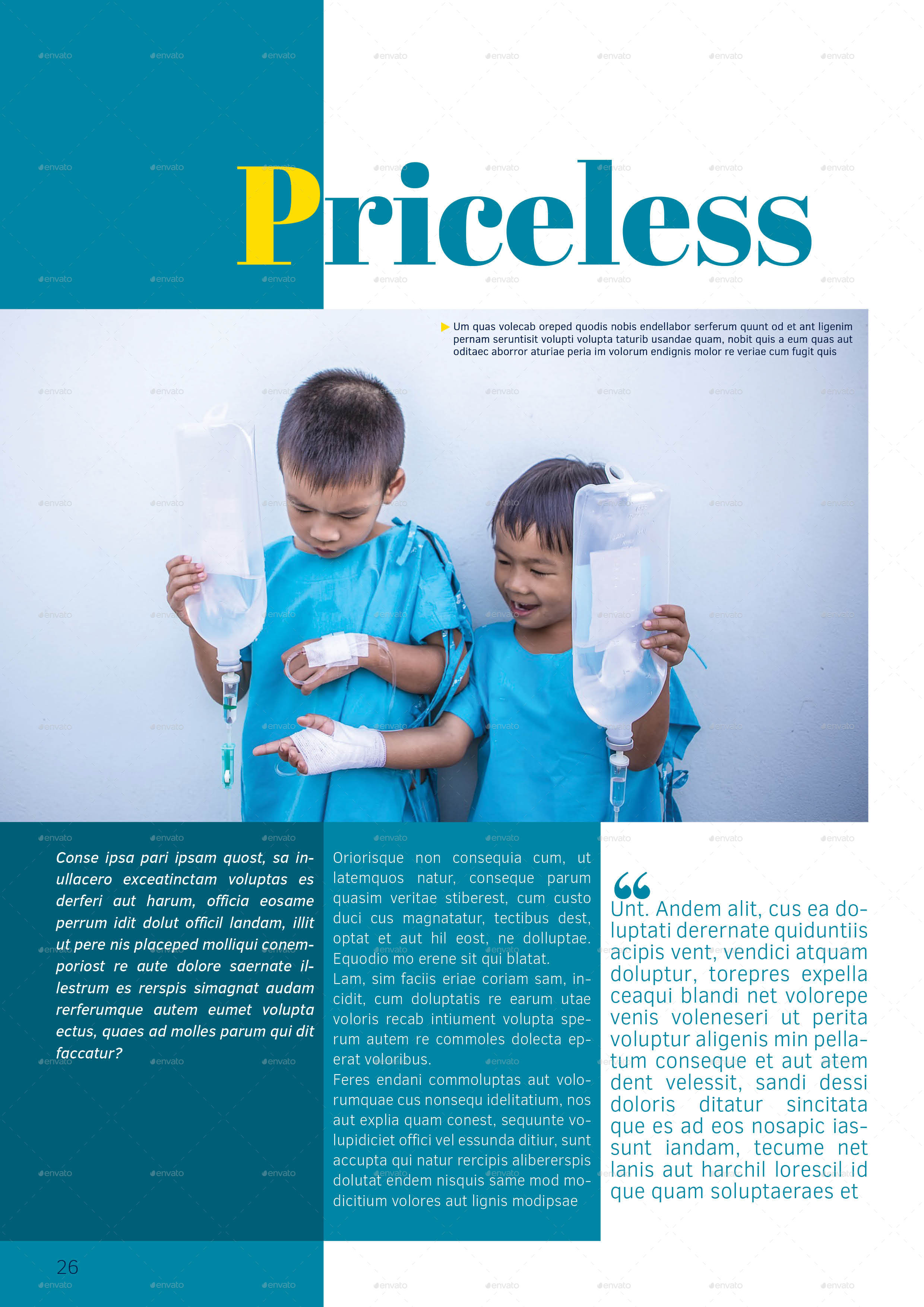 Healthy Magazine Indesign Template, Print Templates | GraphicRiver