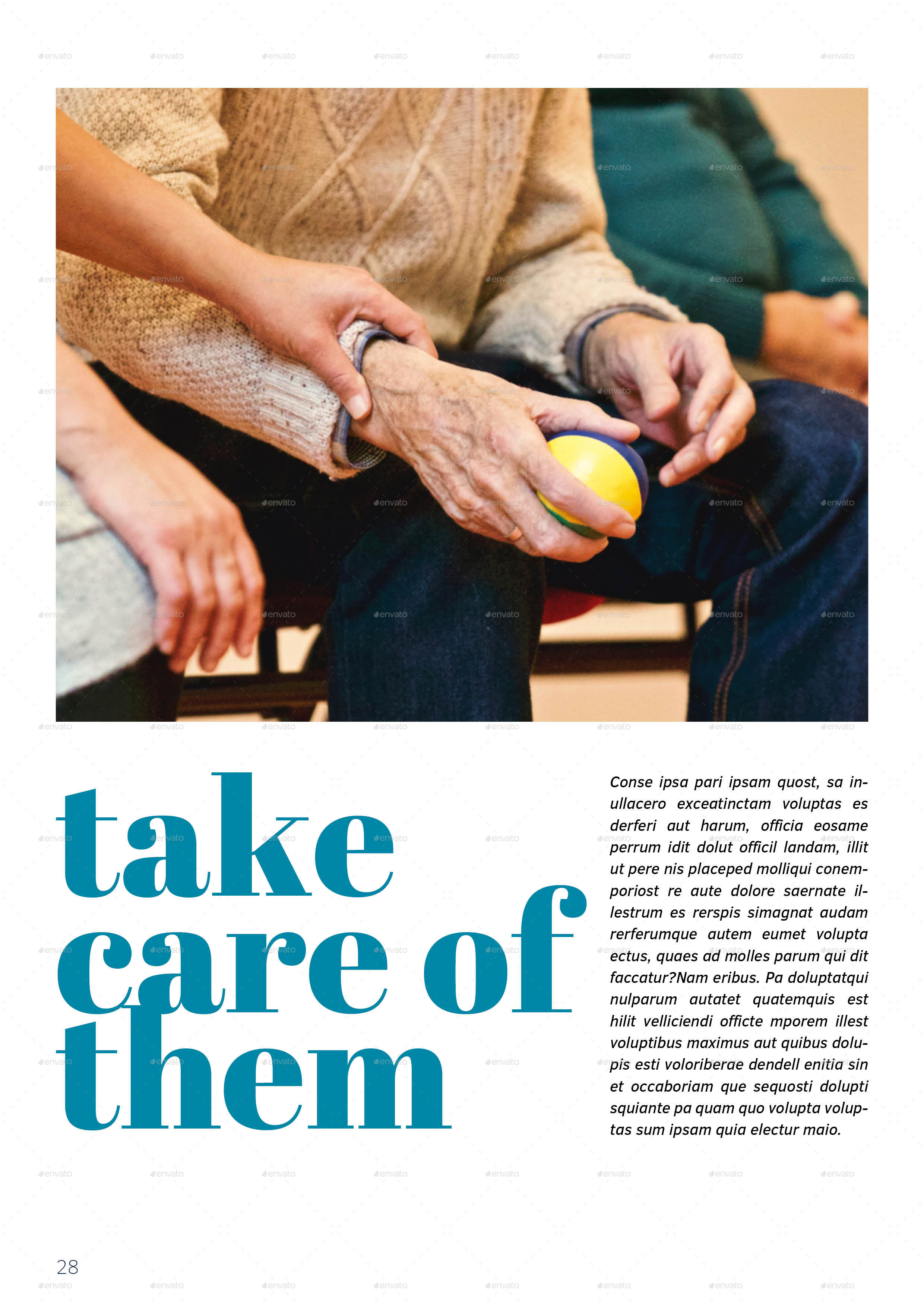 Healthy Magazine Indesign Template, Print Templates | GraphicRiver