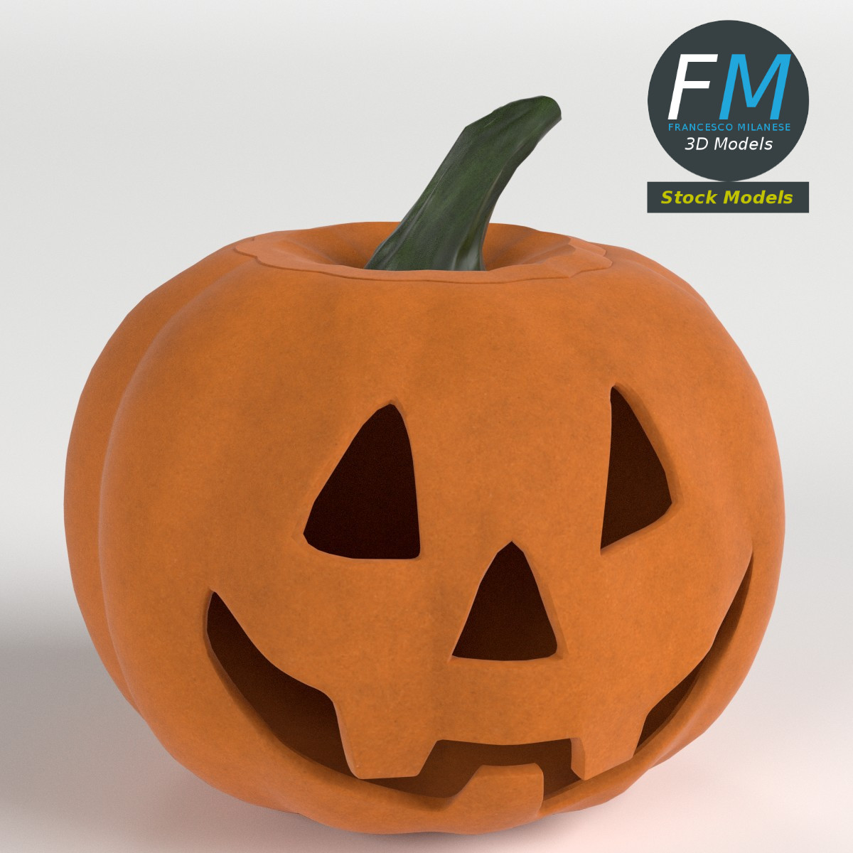 Stylized Halloween Pumpkin by FrancescoMilanese85 | 3DOcean