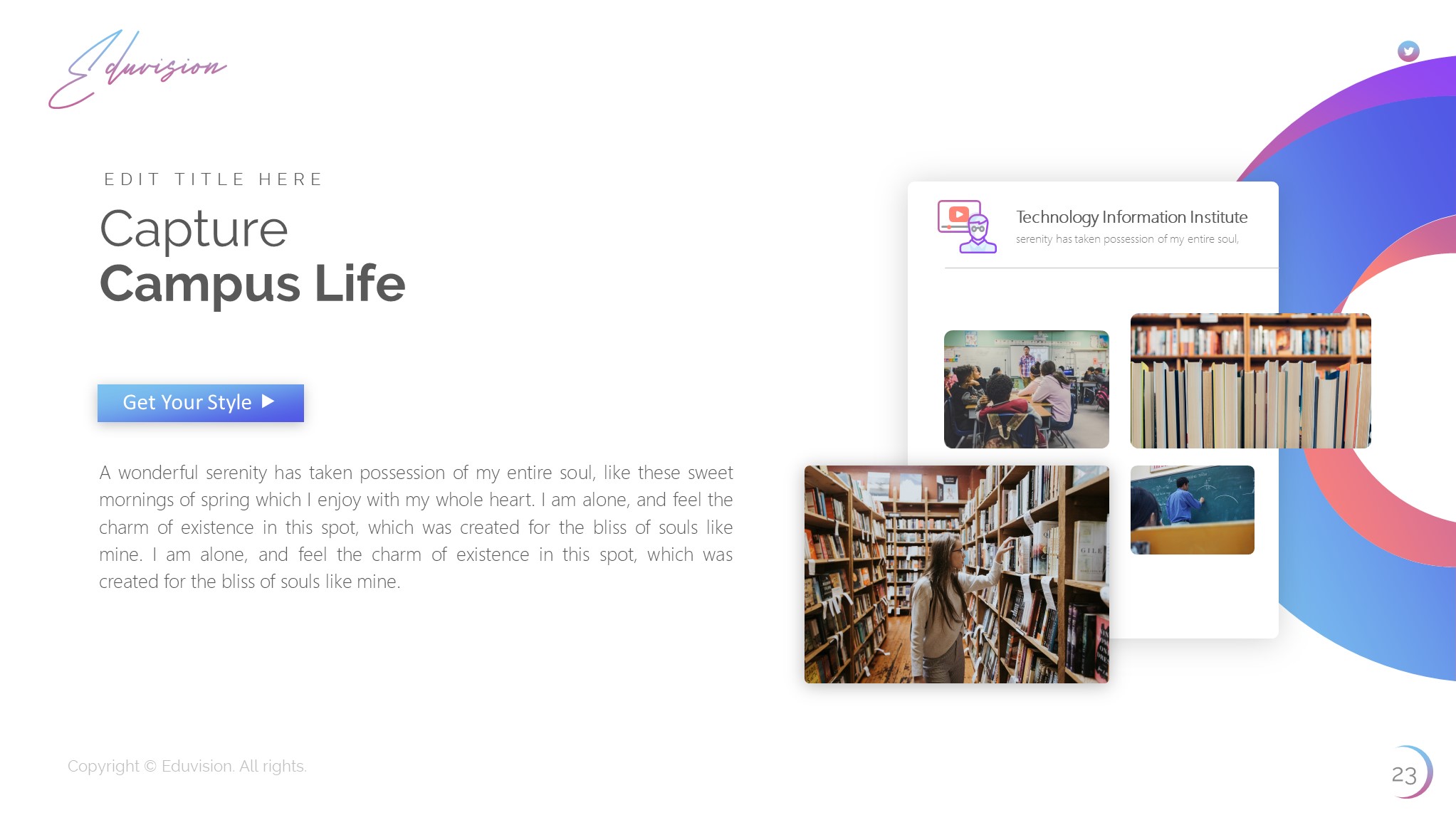 Eduvision - Education Powerpoint Template, Presentation Templates ...