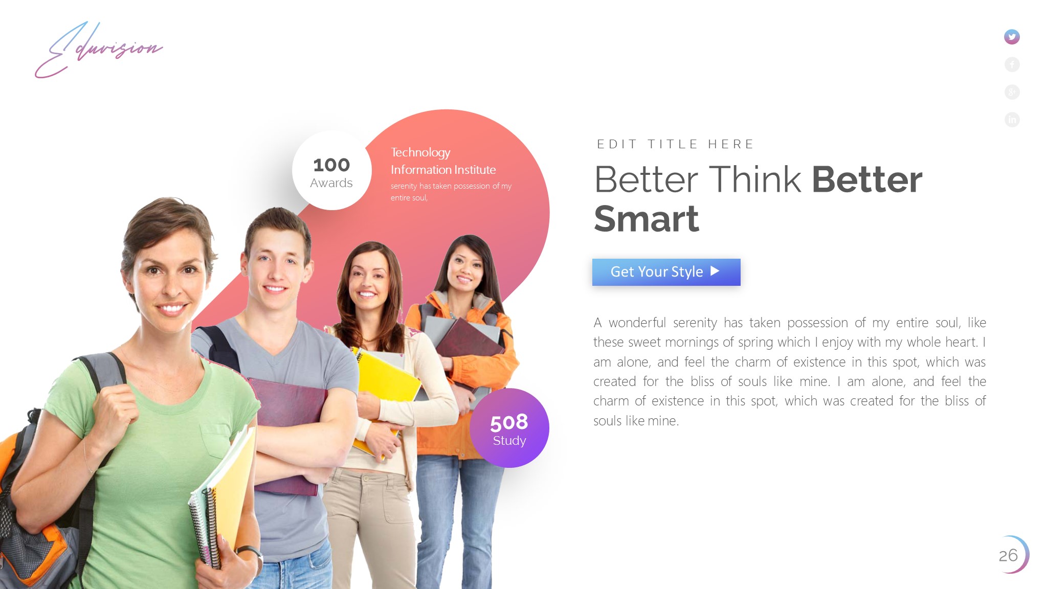 Eduvision - Education Powerpoint Template, Presentation Templates ...