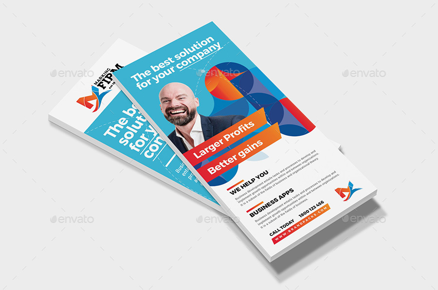 Modern Corporate DL Card Template, Print Templates | GraphicRiver